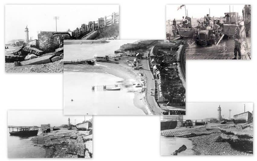 HMS Lizard and landing craft - shorehambysea.com