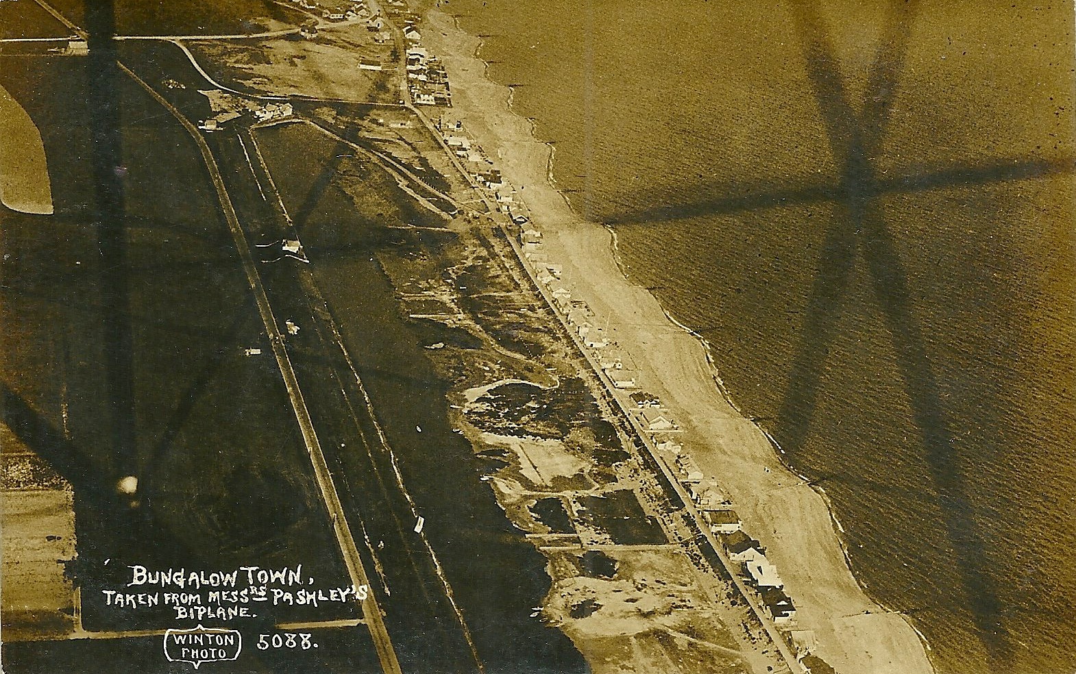 Old Fort Road from the air - shorehambysea.com